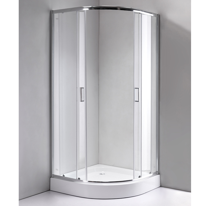 KABINA PRYSZNICOWA PÓŁOKRĄGŁA KZ94D CHROM 70x70 CM - sklep Hydrosan.eu